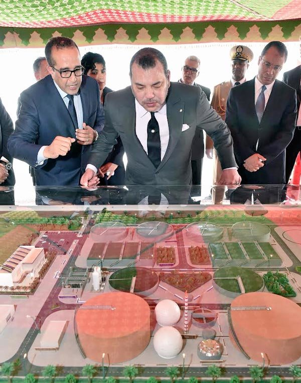 Le Roi Mohammed VI visite l'Atlantic Free Zone de Kénitra - Médias24