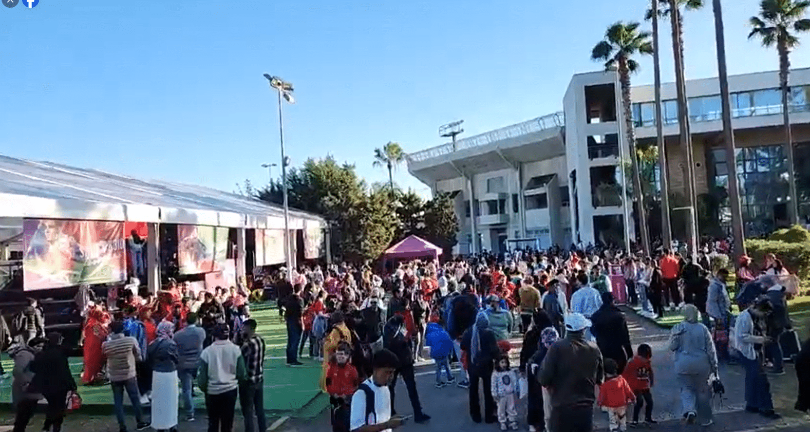 Ambiance dans la Fan Zone Inwi après le match Maroc-RD congo - Médias24